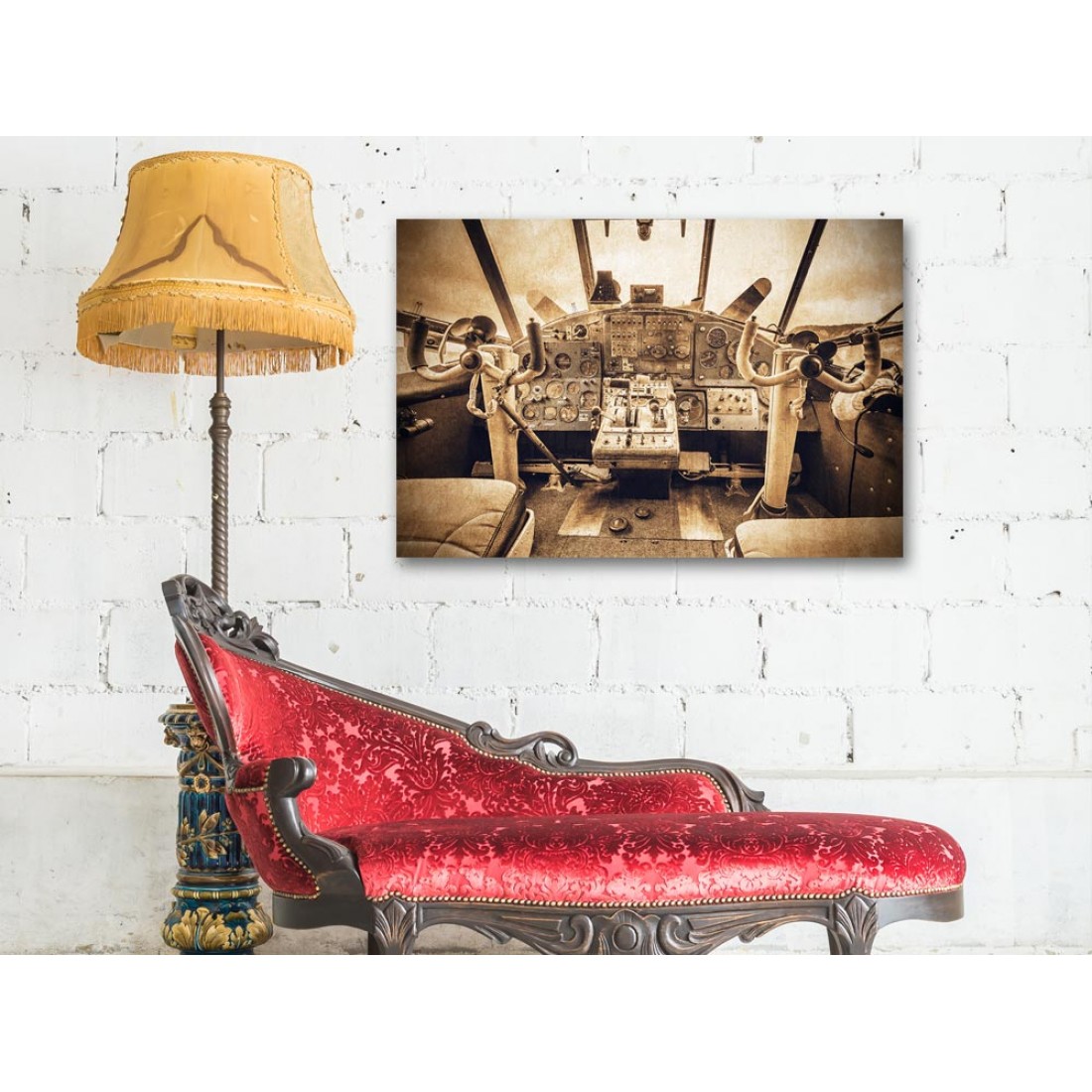 Tablou Canvas Interior Avion - Tablouri Store Design